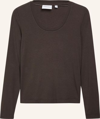 Comma Comma T-Shirt braun