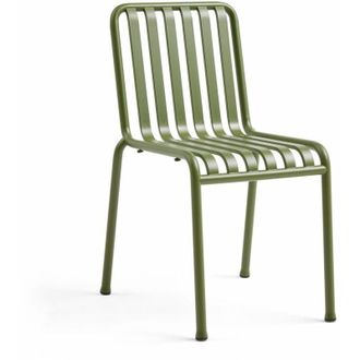 HAY [GEBRAUCHT] B-Ware Hay Palissade Stuhl Esszimmerstuhl Gartenstuhl Balkonstuhl Designstuhl Olivgr&uuml;n