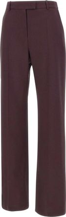 Eleventy Femme, Pantalons, Violet, Taille: 38 FR Straight Pantalons