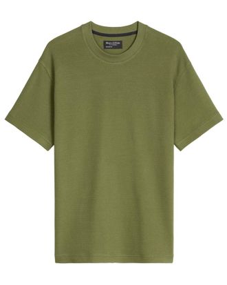 Marc O'Polo Softes T-Shirt aus Baumwolle mit Webstruktur in