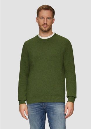 s.Oliver Rundhalspullover (1-tlg) langarm, Rundhals-Ausschnitt