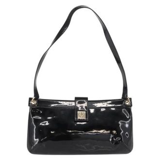 Ferragamo Pre-owned Leder Schultertasche - - Pre-owned - Damen - Schwarzk - ONE SIZE