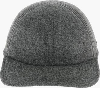 Ermenegildo Zegna Baseballm&uuml;tze aus Wolle mit Lederfutter Ermenegildo Zegna