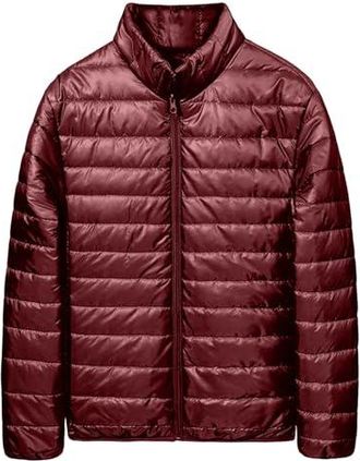 Generico Doudoune Femme 100 Grammes Rempli L&eacute;ger Chaud Veste Hiver Anti-Vent Matelass&eacute;e Piumini Sans Capuche Manches Longues Grande Taille &Eacute;l&eacute;gant Manteau D&eacute;co