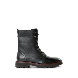 Geox Bottines crant&eacute;es &agrave; lacets en cuir