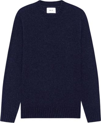 Nn.07 Lee Pullover - - Knitwear - Herren - Blau - S