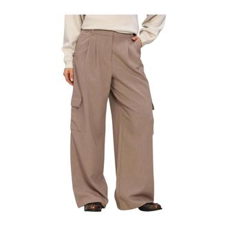 Moss Copenhagen Mschzeta Michelle HW Pants - - Trousers - Damen - Beige - XL