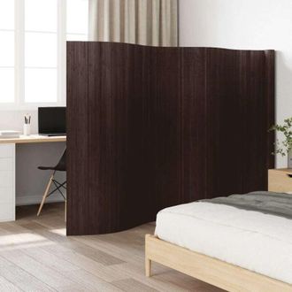 vidaXL Cloison de s&eacute;paration marron fonc&eacute; 165x600 cm bambou Vidaxl