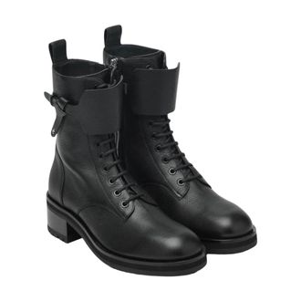 Jimmy Choo London Rosabel Flat Ankle Boots - - Shoes - Damen - Schwarzk - 36 EU