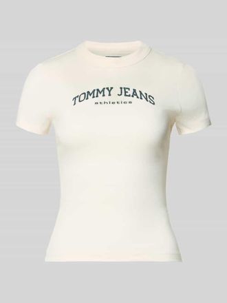 Tommy Jeans Slim Fit T-Shirt aus Baumwoll-Mix Modell SLIM VARSITY