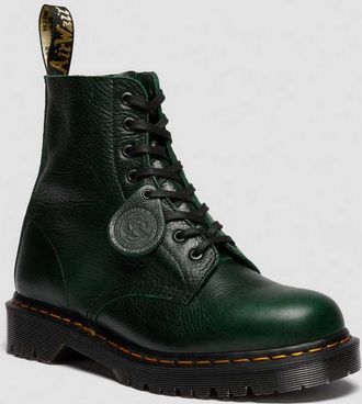 Dr. Martens 1460 Pascal Lederstiefeletten in Gr&uuml;n, Gr&ouml;&szlig;e: 36