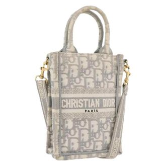Dior Pre-owned Trotter Canvas Handtasche - - Pre-owned - Damen - Grau - ONE SIZE