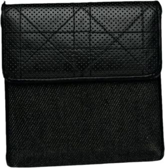 Dior unisex, Pre-owned, Noir, Taille: ONE Size Portefeuille en cuir Pre-owned