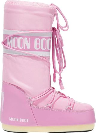 Moon Boot Femme, Chaussures, Rose, Taille: 35 EU Icon Nylon Boot