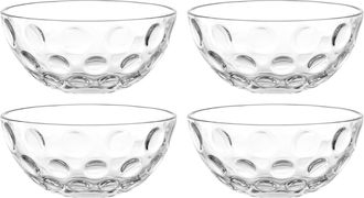 Leonardo CUCINA OPTIC Schalenset - 4 St&uuml;ck - F&uuml;r Dessert, Dips, Beilagen - Vielseitig im Alltag - Stapelbar - Kompakt - Modernes Design f&uuml;r Tisch und K&uuml;che - H