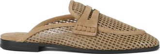 Brunello Cucinelli Funkelnde Mules - Nude