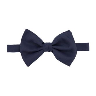 Giorgio Armani Homme, Accessoires, Bleu, Taille: ONE Size Cravate en Soie Bleue avec Crochet en M&eacute;tal