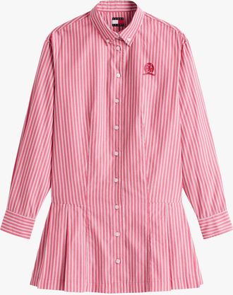 Tommy Hilfiger Robe chemise ray&eacute;e en coton