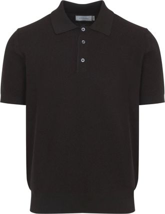 Canali Homme, Pulls, Brun, Taille: S Pull en maille de coton