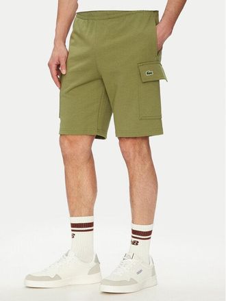 Lacoste Sportshorts GH9743 Khakifarben Regular Fit