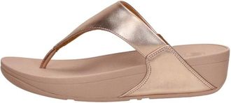 FitFlop Femme, Chaussures, Rose, Taille: 41 EU Sandales Lulu en cuir &agrave; entre-doigt