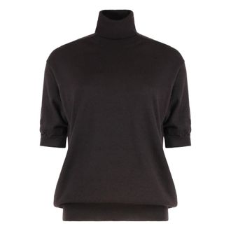 Prada Luxuri&ouml;ser Cashmere Rollkragenpullover - - Knitwear - Damen - Braun - M