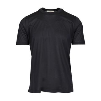 Mauro Ottaviani Silk Jersey T-Shirt - - Tops - Herren - Blau - M