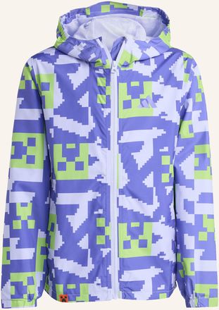 ADIDAS TERREX Adidas Terrex Adidas Minecraft Terrex 2 Layer Climaproof Regenjacke lila
