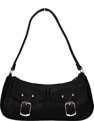 Swankyswans Damen Ami Twin Pocket Shoulder Bag Umhängetasche, Schwarz