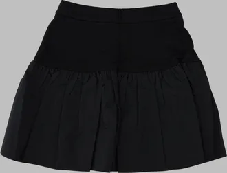 Emporio Armani Cotton Blend Skirt - Black