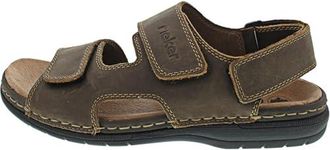 Rieker 25558-25, Sandales Bout ferm&eacute; Homme, Marron (Tabak 25), 44 EU