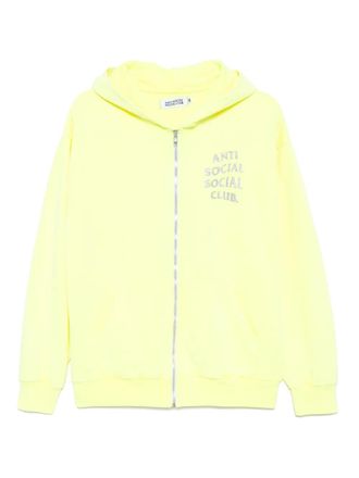ANTI SOCIAL SOCIAL CLUB Mind Games Glitter Hoodie - Gelb