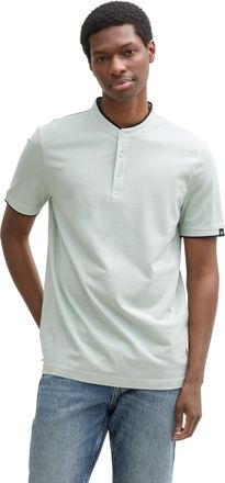 Tom Tailor Herren 1046283 Poloshirt, 38111 - Fresh Green White Two Tone, XXL EU