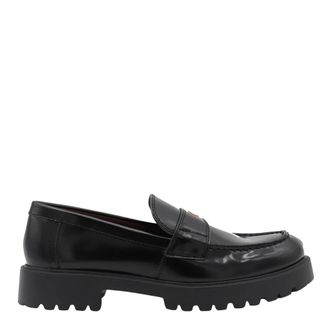 Tory Burch Schwarze Lederslipper - - Shoes - Damen - Schwarzk - 39 1/2 EU
