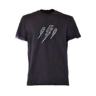 Neil Barrett Stylishe T-Shirts f&uuml;r M&auml;nner und Frauen - - Tops - Herren - Schwarzk - M