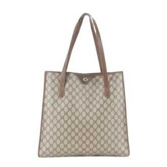 Gucci Sac cabas vintage Pre-owned en toile - Femme - Pre-owned - Brun - Taille: ONE Size