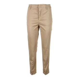 Dondup Baumwoll Elasthan Hose - - Trousers - Damen - Beige - W26