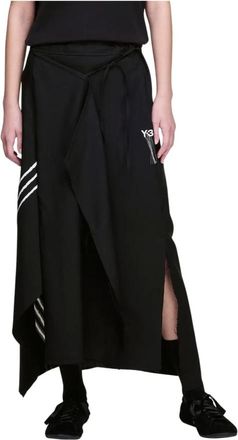 adidas Femme, Jupes, Noir, Taille: 36 FR Sport Uniform Raw Cut 3-Stripes Skirt