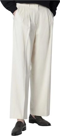 Dunst Femme, Pantalons, Blanc, Taille: 40 FR Pantalon Chino Pliss&eacute;