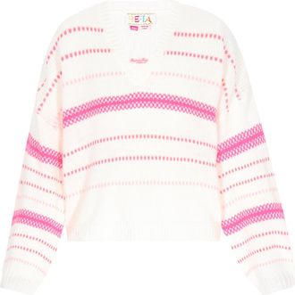 Izia Pullover Frauen cremewei&szlig; rosa