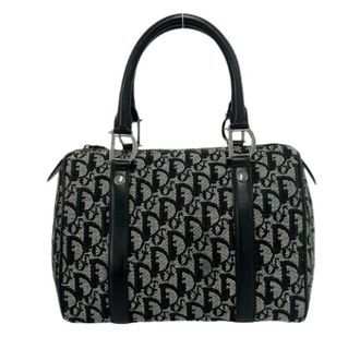 Dior Pre-owned Sac Trotter Toile Cuir - Femme - Pre-owned - Bleu - Taille: ONE Size