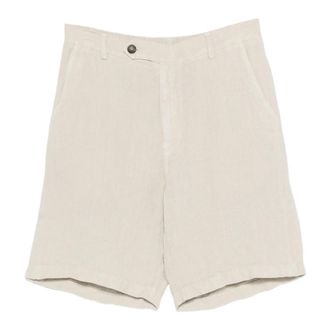 MC2 Saint Barth Linen Sebastian Pants - - Shorts - Herren - Beige - S