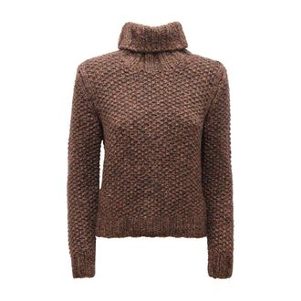 Dolce & Gabbana K681 M7M19 Rollkragenpullover - - Knitwear - Damen - Braun - M