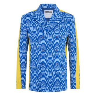 Moschino Herren, Jacken, Blau, LGr&ouml;&szlig;e