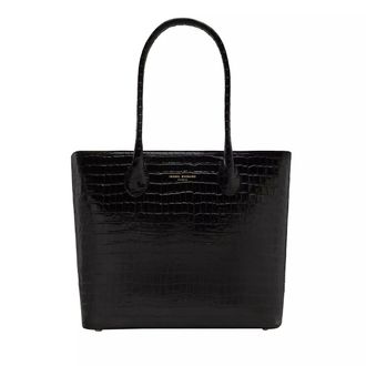 Isabel Bernard Shopper & Totes - Honoré Lysanne Croco Black Calfskin Leather Should - Gr. unisize - in Schwarz - für Damen