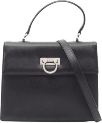 Ferragamo Sac &agrave; main Pre-owned - Femme - Pre-owned - Noir - Taille: ONE Size