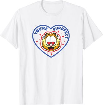 Garfield Youre Purrfect Heart Eyes Cute Cartoon Cat T-Shirt