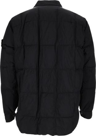 Stone Island Water-Repellent Puffer Down Jacket - Black