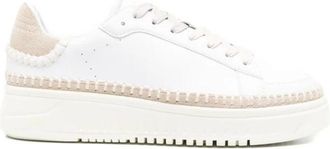 Emporio Armani Femme, Chaussures, Blanc, Taille: 38 EU Exclusive Baskets