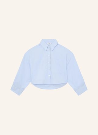 Reiss Reiss Hemdbluse Solenge Mit 3/4-Arm blau